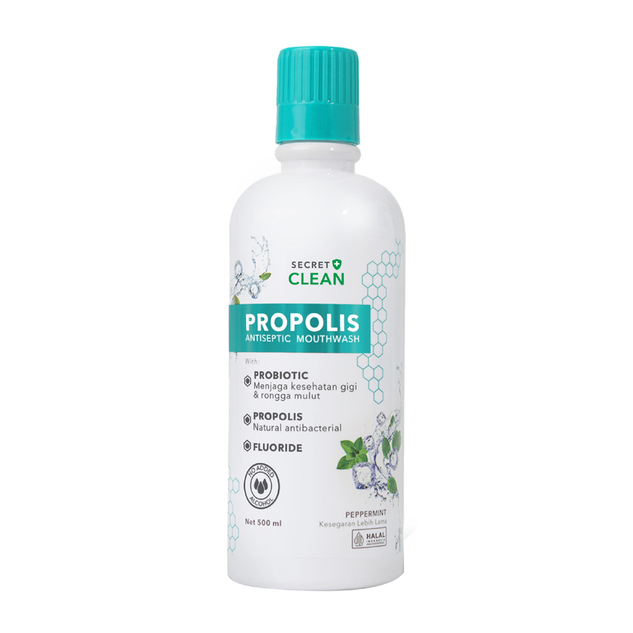 Secret Clean Peppermint Mouthwash (500ml) – BetterWaves Enterprise